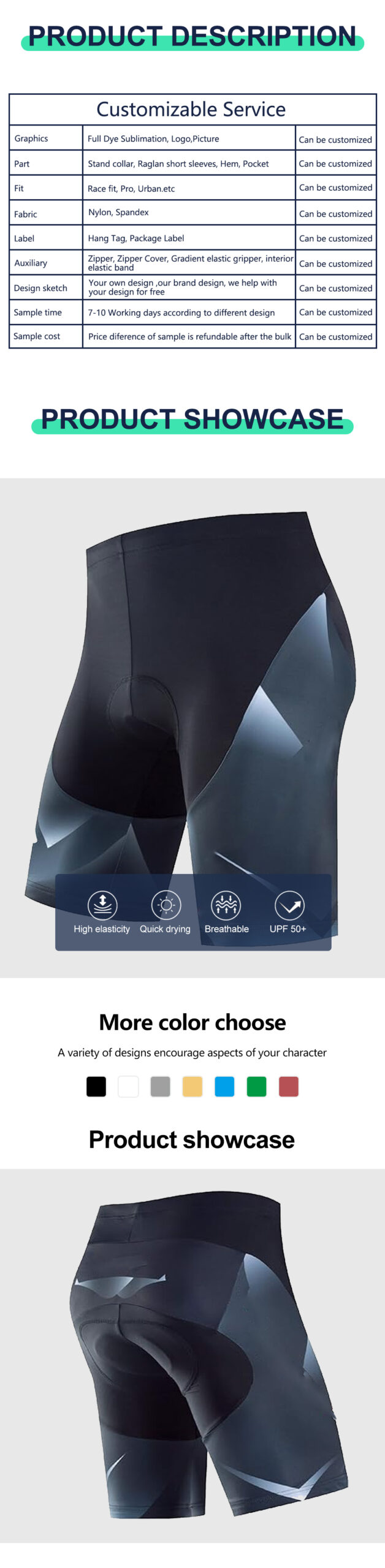 cycling shorts printing|clothing manufacturers for startups-Harvest SPF